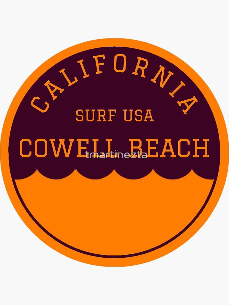 "Cowell Beach Santa Cruz California Vintage Retro Surf USA Travel ...