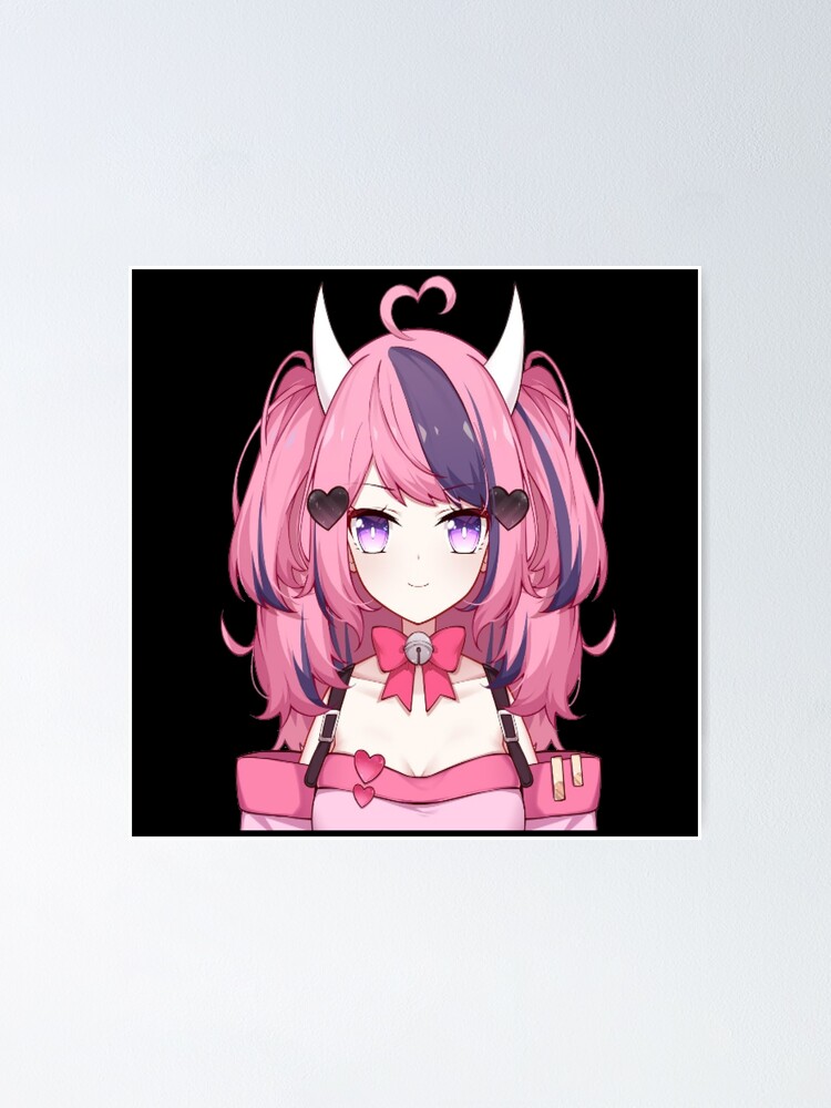 "Ironmouse ART Design Vtuber " Poster by PurpelDream001 | Redbubble