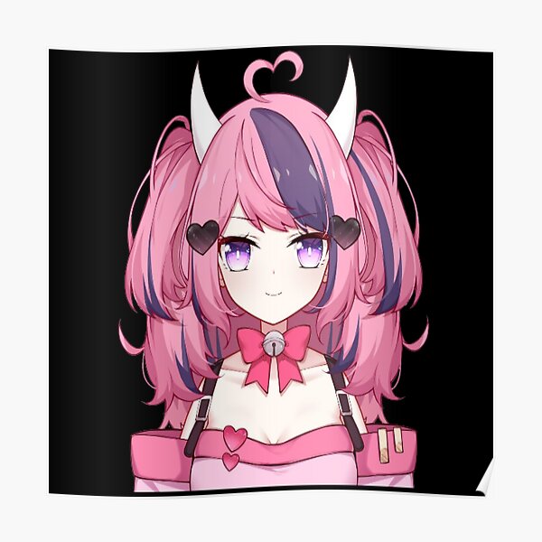 "Ironmouse ART Design Vtuber " Poster by PurpelDream001 | Redbubble
