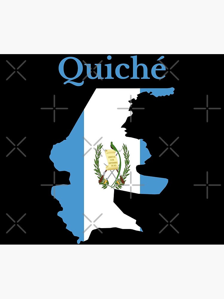 Lámina fotográfica «Mapa del Departamento del Departamento de Quiché ...