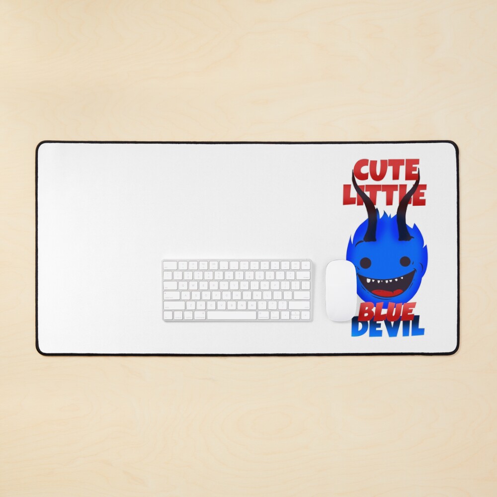 "Cute Little Blue Devil " Poster for Sale by Genjitsu-Art | Redbubble