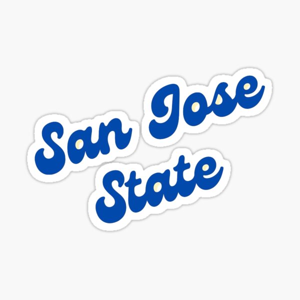 "san jose state" Sticker for Sale by germfactory | Redbubble