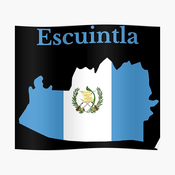 Póster «Mapa del Departamento de Escuintla, Guatemala» de marosharaf ...