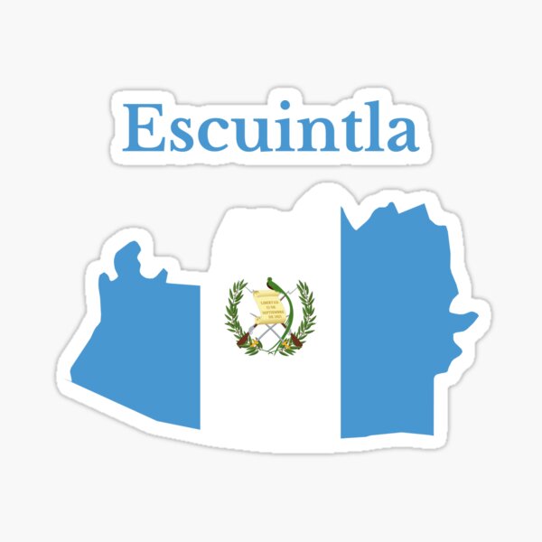 "Escuintla Department Map, Guatemala" Sticker for Sale by marosharaf ...