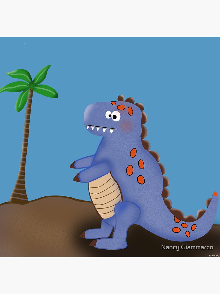 "Silly Dinosaur" Sticker by ngiammarco | Redbubble