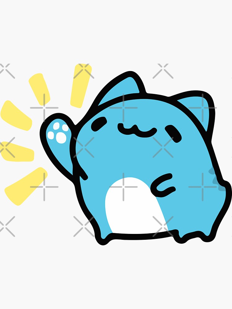 Pegatina «Comic Cat | Bugcat Capoo | gato insecto» de dev-ilyass ...