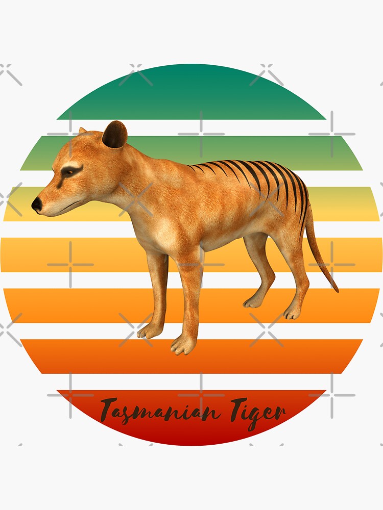 "The Extinct Tasmanian Tiger -Carnivorous Marsupial Tasmanian Tiger ...