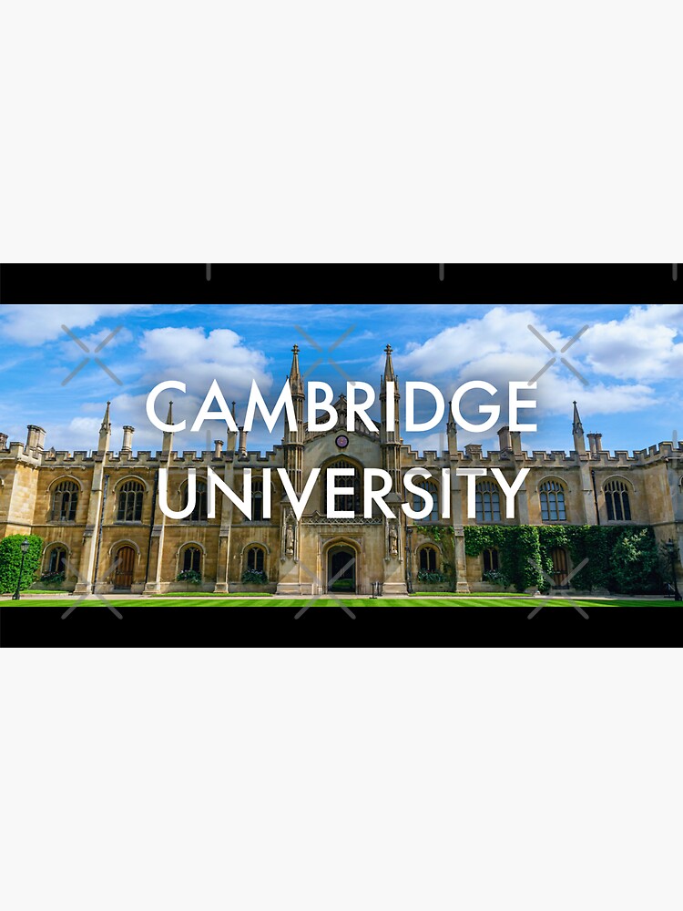 "Cambridge University Cinematic-Style Photo" Sticker for Sale by Sod0ku ...
