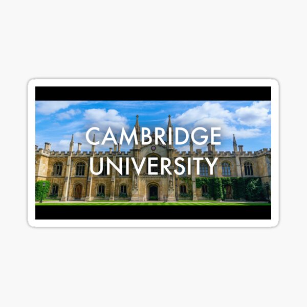 "Cambridge University Cinematic-Style Photo" Sticker for Sale by Sod0ku ...