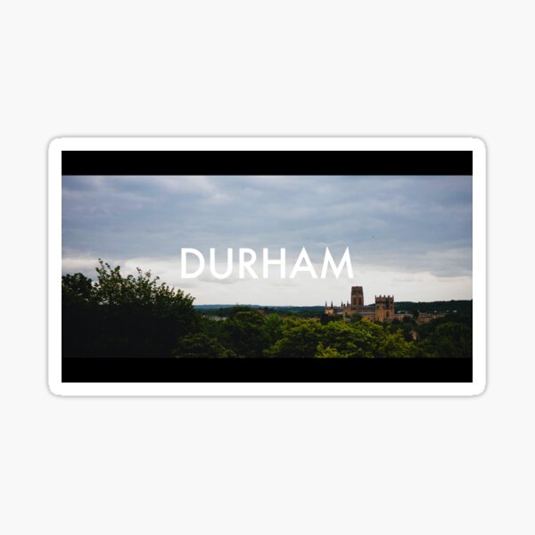 "Durham Cinematic-Style Photo" Sticker by Sod0ku | Redbubble