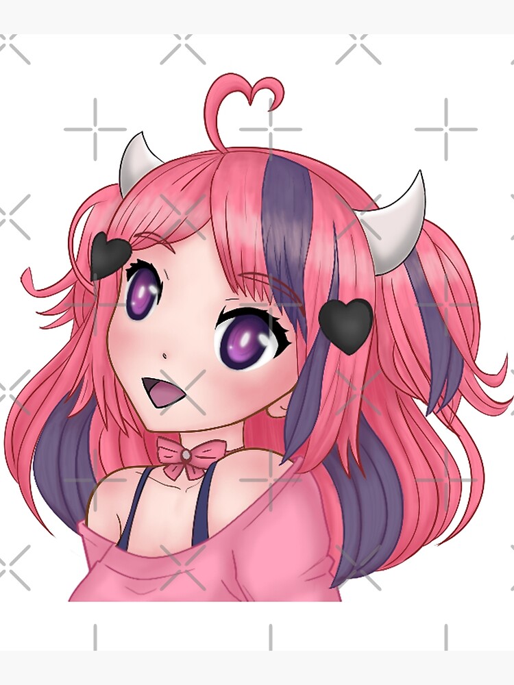 "Ironmouse - Design Vtuber" Art Print by ArtBubbel | Redbubble