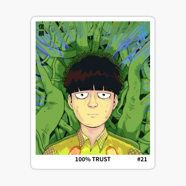 "MP100 explosion series - #21 100% Trust" Sticker for Sale by ...