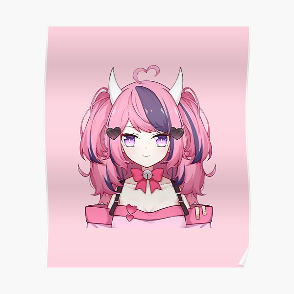 Póster «Ironmouse Vtuber - Diseño» de ArtBubbel | Redbubble