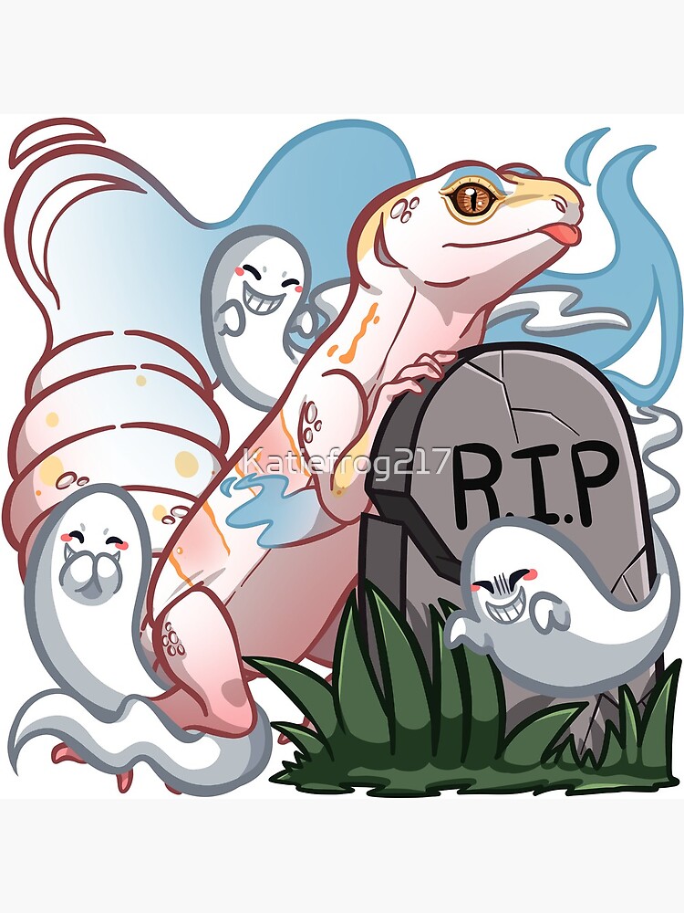 "Phantom Leopard Gecko" Poster for Sale by Katiefrog217 | Redbubble