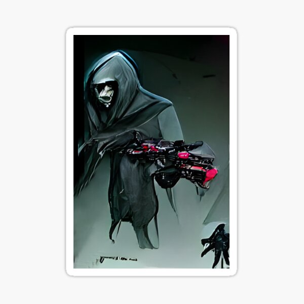 "The Reaper Concept Art" Sticker by UnicornUSA | Redbubble