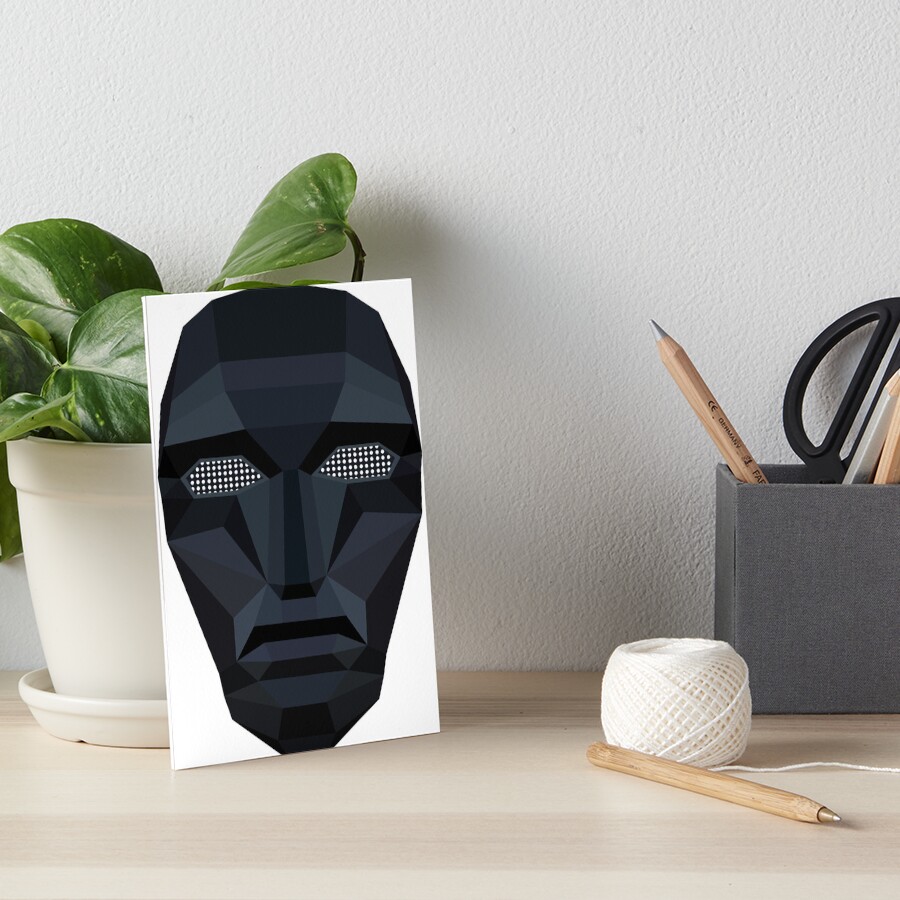 "Frontman Mask" Poster for Sale by TempestDesign | Redbubble