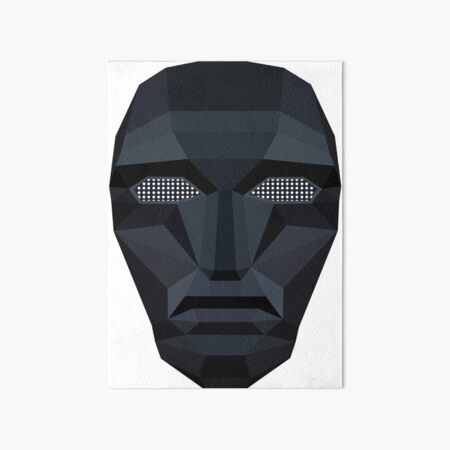 "Frontman Mask" Art Board Print by TempestDesign | Redbubble