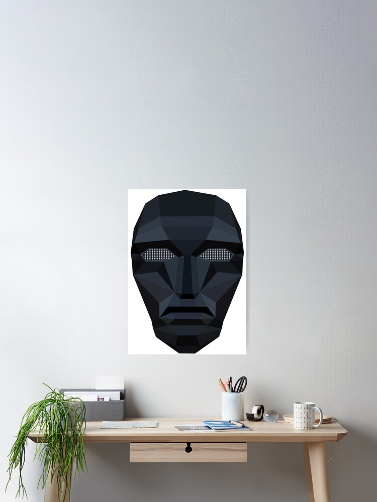 "Frontman Mask" Poster for Sale by TempestDesign | Redbubble
