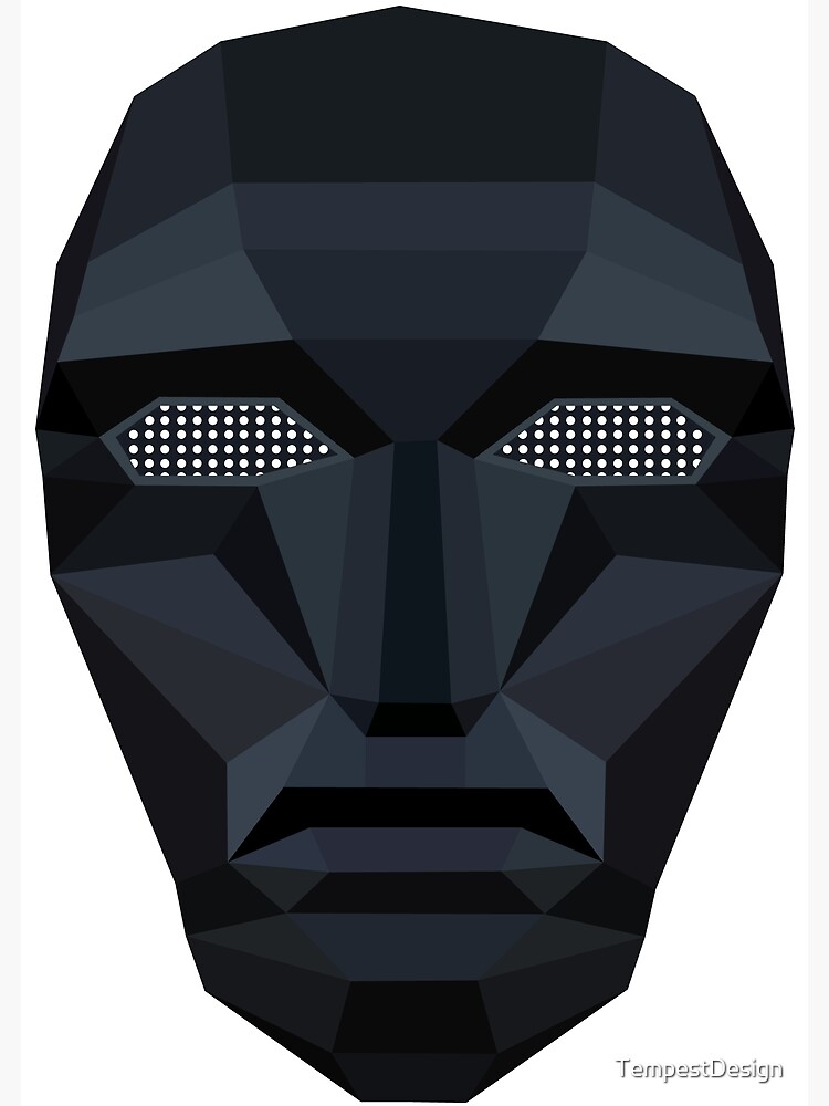 "Frontman Mask" Art Print for Sale by TempestDesign | Redbubble