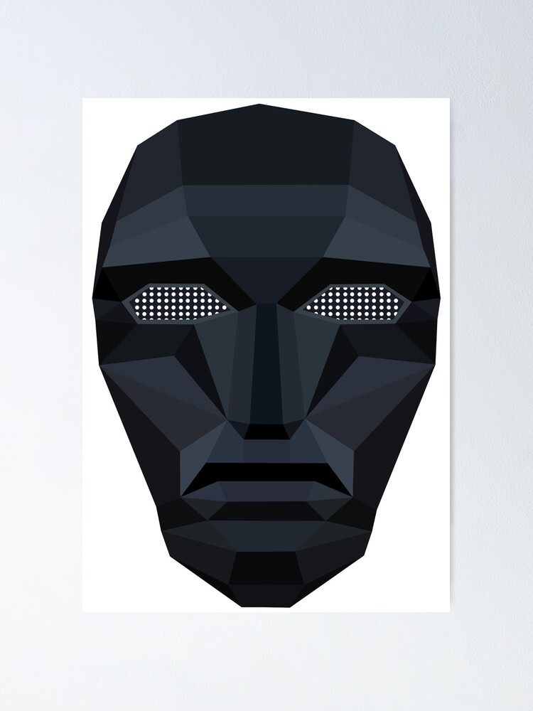 "Frontman Mask" Poster for Sale by TempestDesign | Redbubble