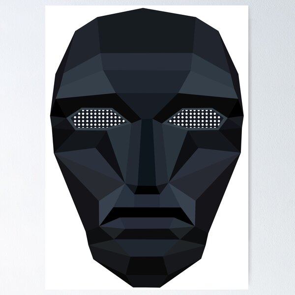 "Frontman Mask" Poster for Sale by TempestDesign | Redbubble