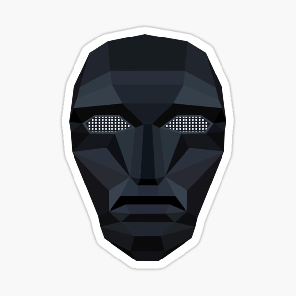 "Frontman Mask" Sticker for Sale by TempestDesign | Redbubble