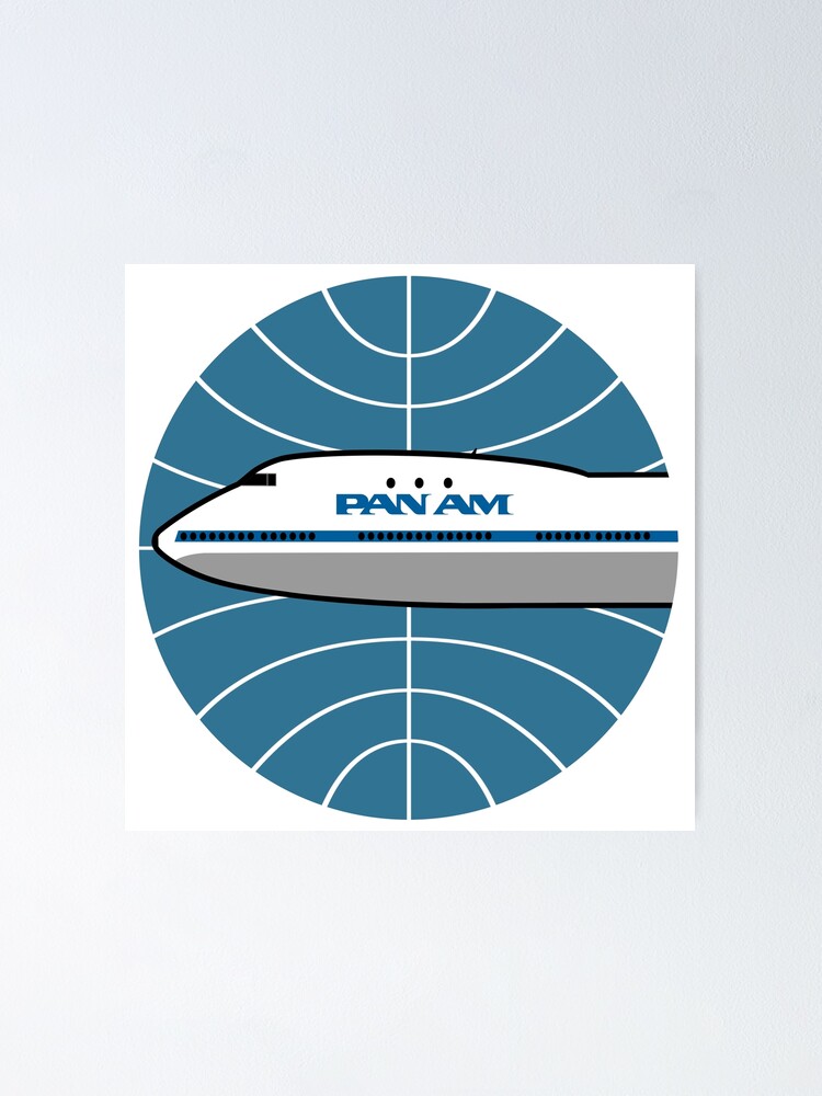 "Pan Am 747" Poster for Sale by 747fan | Redbubble