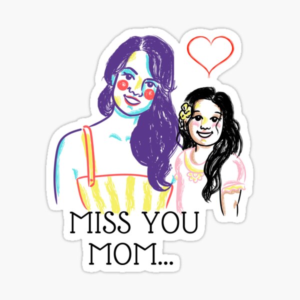 "i miss my mom and i love my mom classic 2022" Sticker for Sale by ...
