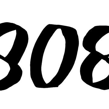 "808 Area Code" Sticker for Sale by Kaleamililani | Redbubble