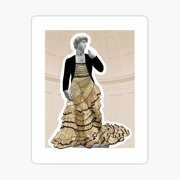 "Bring Back Manly Men - Gold" Sticker by laurabeadobie | Redbubble