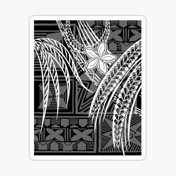 "Vintage Samoan Tapa Print" Sticker for Sale by JamesTarkowski | Redbubble