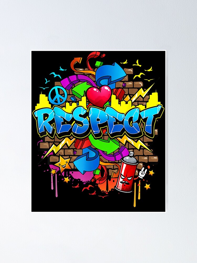 "Flite Boi - Urban - Respect Graffiti Graphic" Poster for Sale by ...