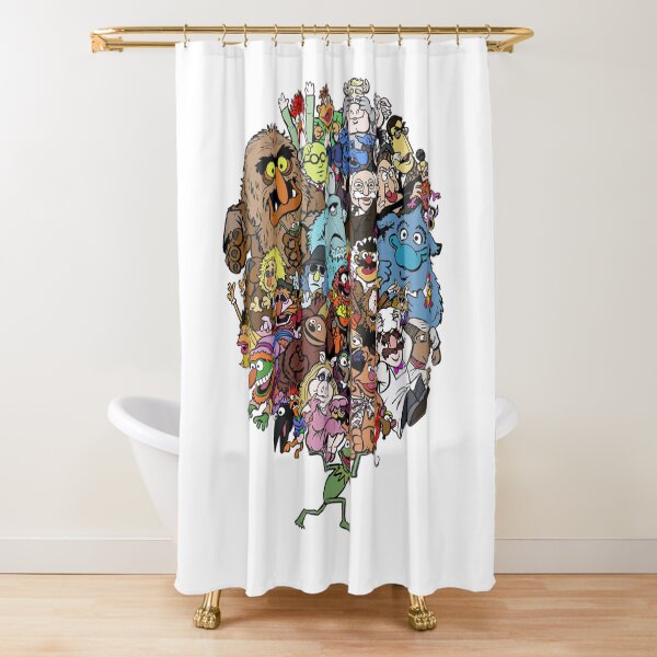 "Muppets World of Friendship" Shower Curtain for Sale by DanielleAber ...
