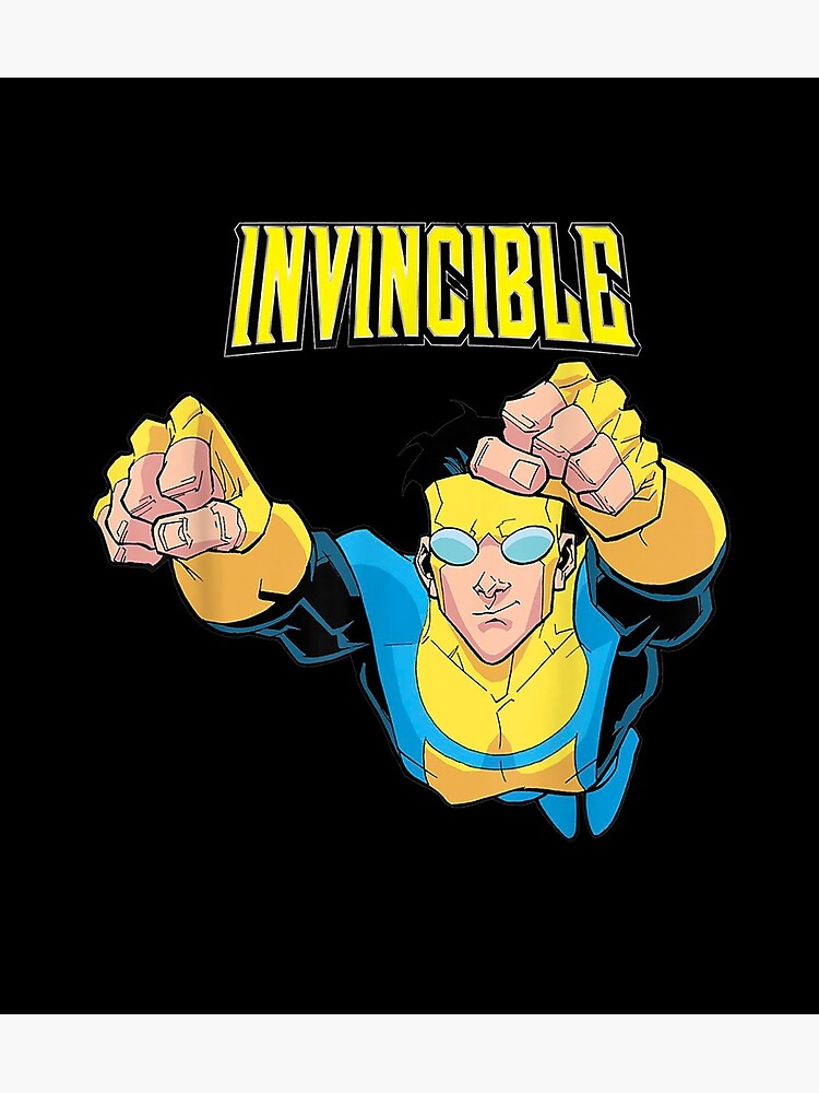 "Invincible Hero Man For All Fans Comic Flight Poster" Greeting Card ...