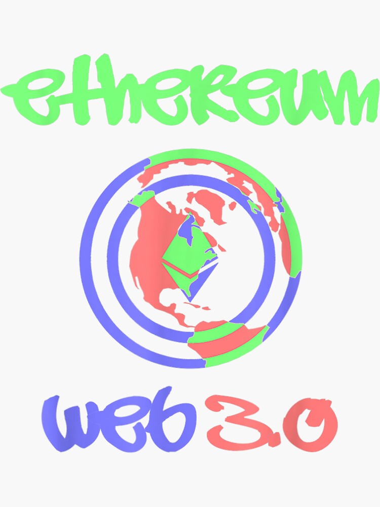 "Ethereum Web 3 0 Cool Graffiti Style Cryptocurrency" Sticker for Sale ...
