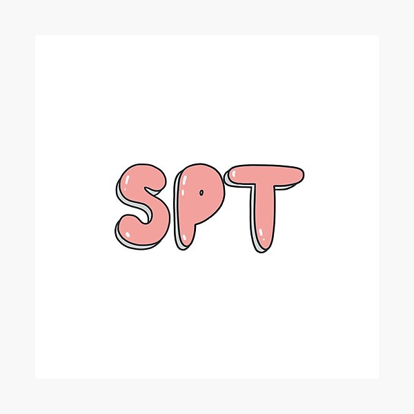 "SPT Pink Bubble Letters" Photographic Print by enkdesign | Redbubble