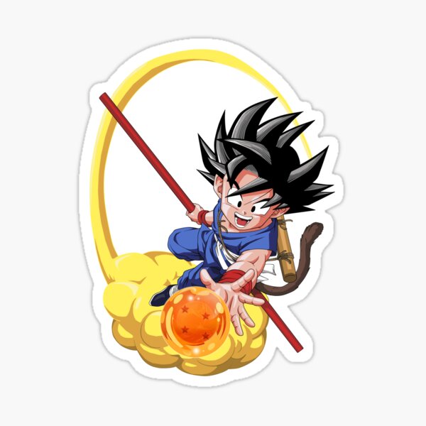 "Cute Kid Goku Dragon Ball Z" Sticker for Sale by LindaUS | Redbubble
