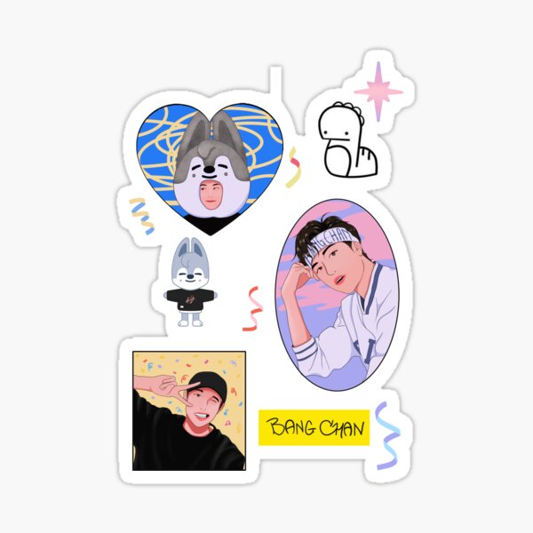 "bang chan's pack" Sticker for Sale by ardeenaosc | Redbubble