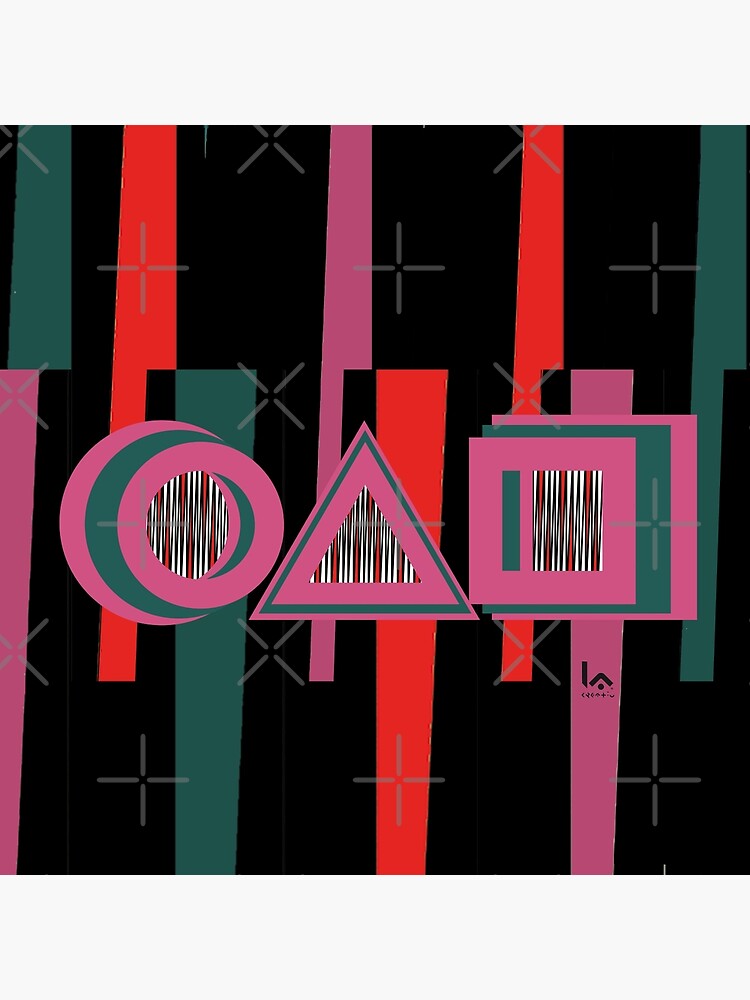 "The Squid Game || Abstract Art ||" Poster for Sale by lacreatiu ...