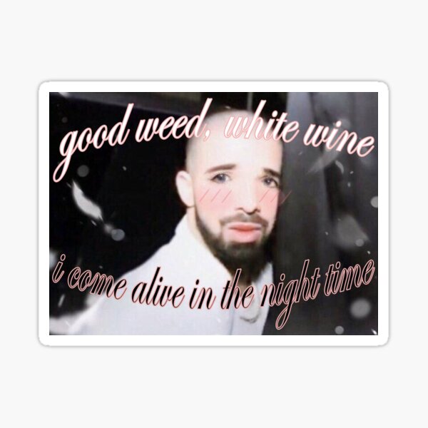 "Drake meme shirt" Sticker for Sale by potatofritter | Redbubble