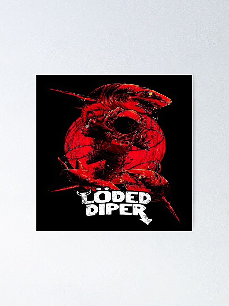 "loded diper band artwork" Poster by Coquillageshop | Redbubble