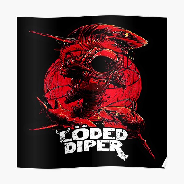"loded diper band artwork" Poster by Coquillageshop | Redbubble