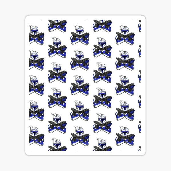 "Captain Rex Backpack " Sticker by submissivemandr | Redbubble