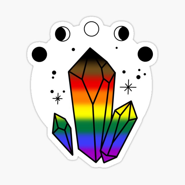 "Poc Rainbow Crystal " Sticker by isorithm0 | Redbubble