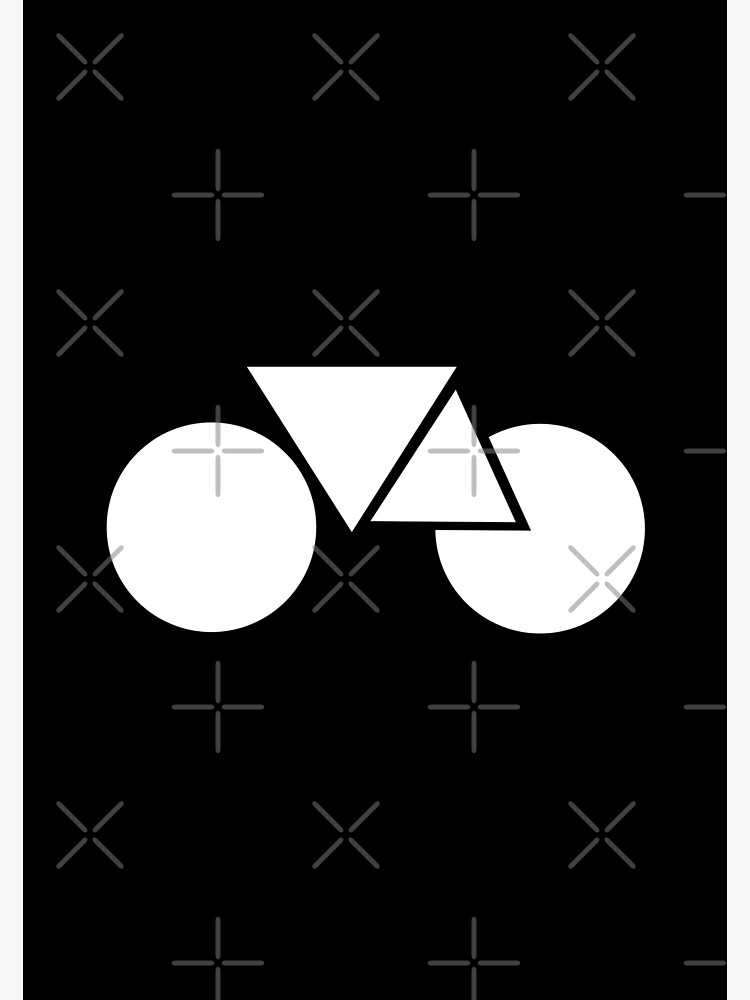 "Geometric Shapes Bike" Poster by Projekt51 | Redbubble
