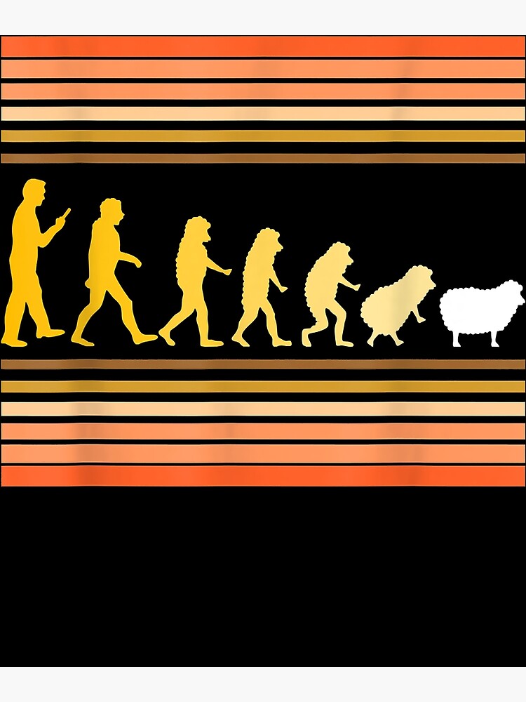 "Conspiracy Theorist Sheep Human Evolution Wake Up Sheeple" Poster for ...