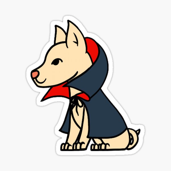 "Dog vampire - Halloween Collection" Sticker for Sale by ajamdleader ...