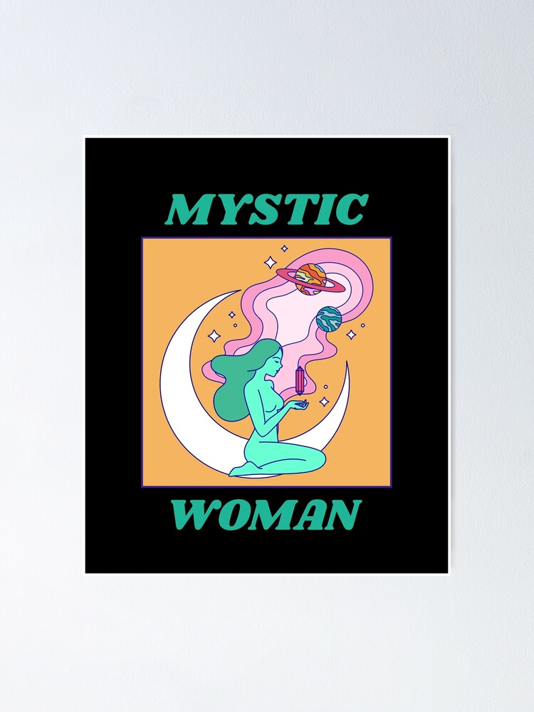"Mystic Woman - Holistic Life Being" Poster for Sale by SMC-Creations ...