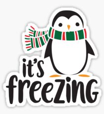 Cartoon Cold Freezing Stickers | Redbubble