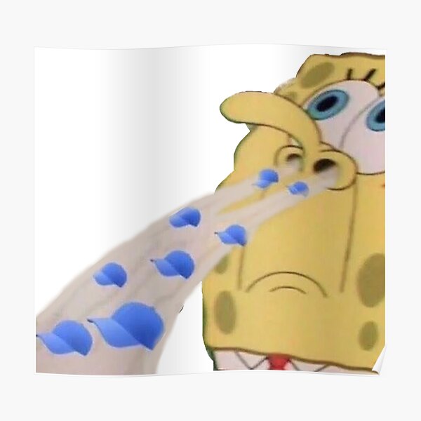 "Spongebob Smelling Lies" Poster for Sale by naholloway6 | Redbubble